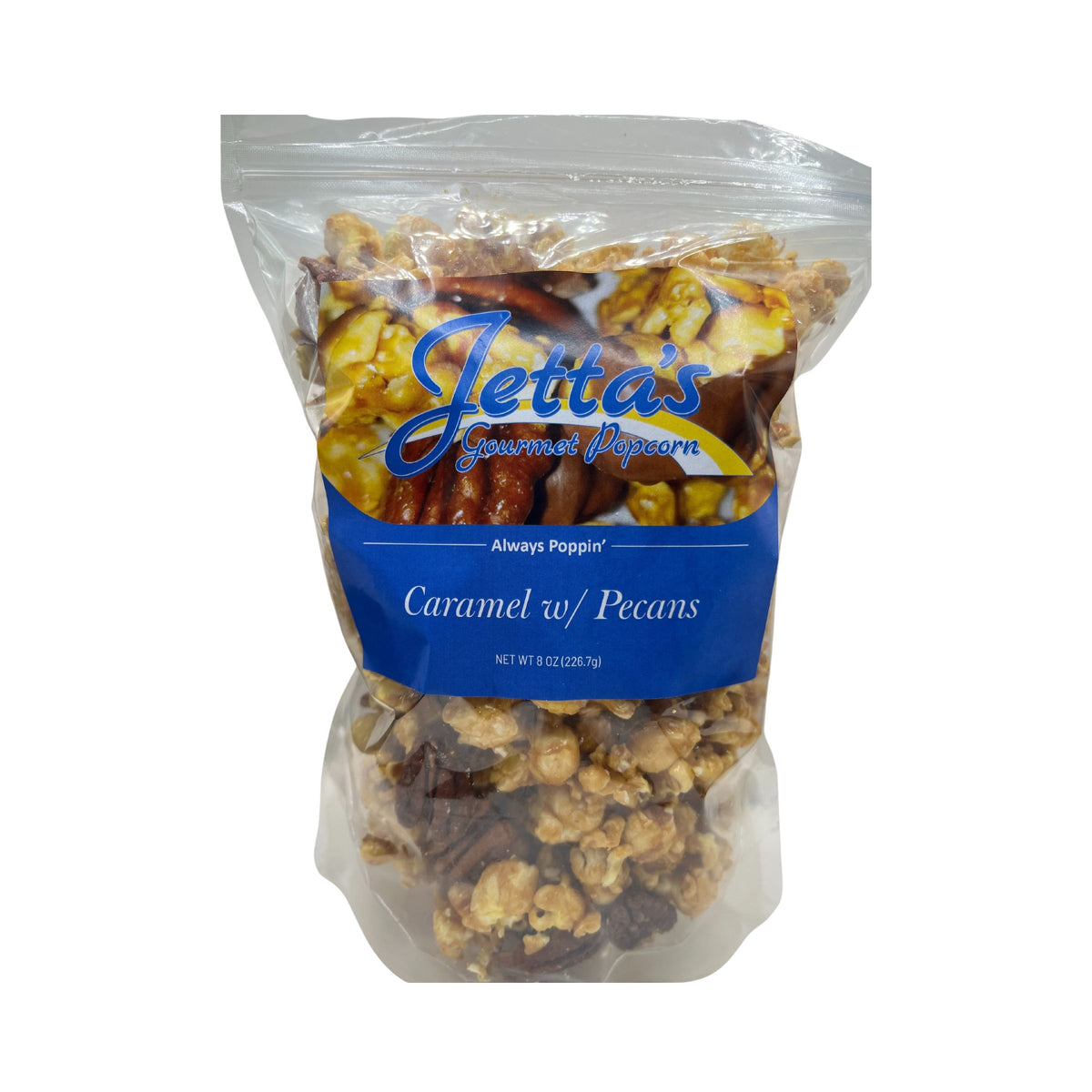 Caramel w/ Pecans – Jetta's Gourmet Popcorn